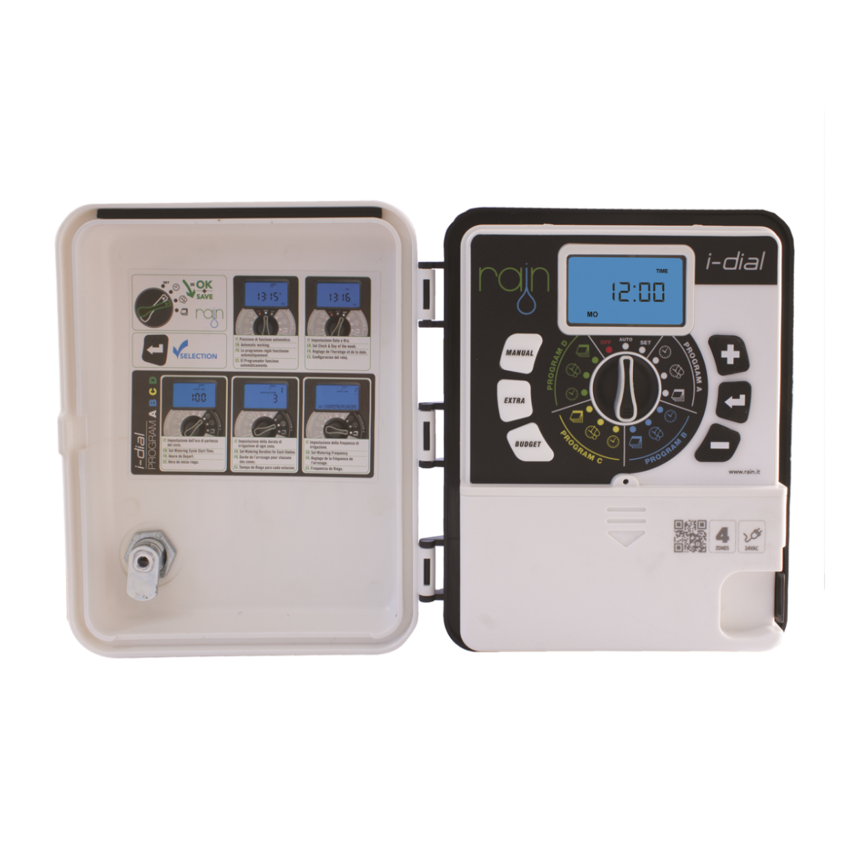 RAIN I-Dial Outdoor Wall Mounted AC Irrigation Controller — Parkland ...