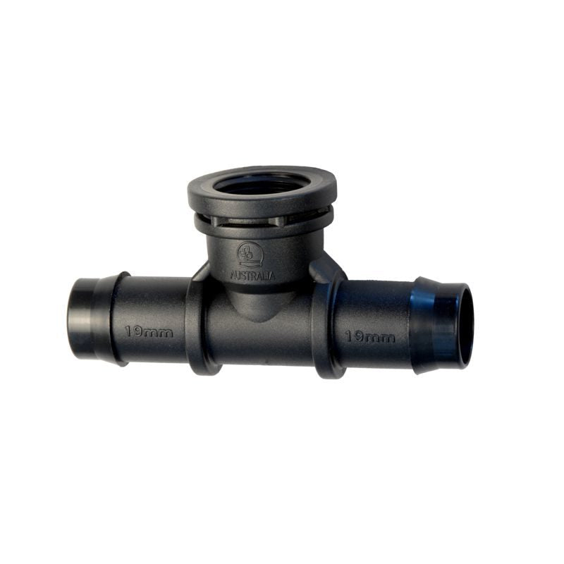 Antelco Barbed to Threaded Female Tee — Parkland Irrigation